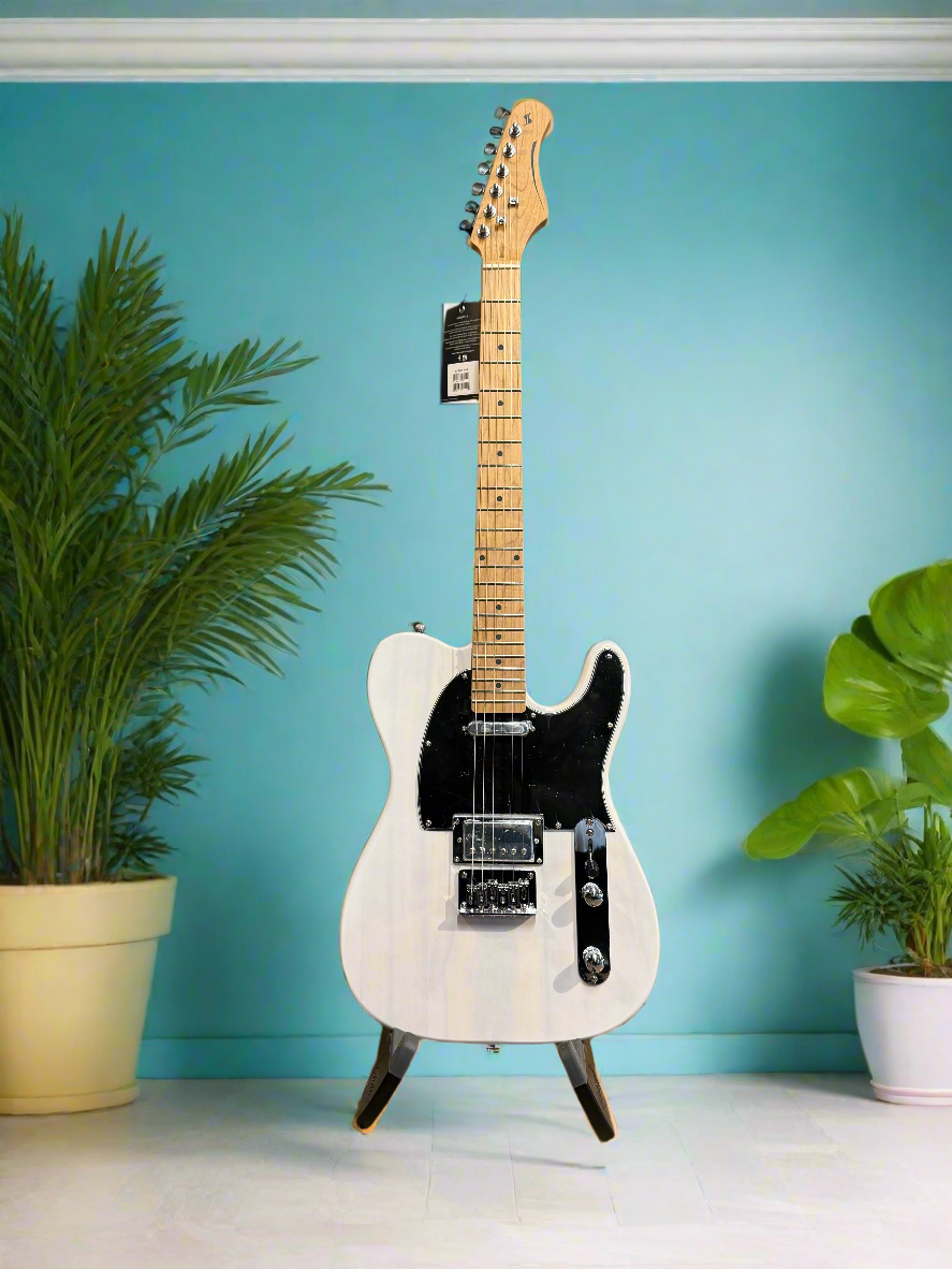 Stagg SET-Plus Electric Guitar (White) – Castle Rock Music Online Store